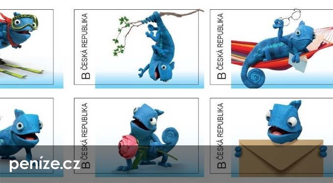 Speciální známky s chameleonem pro nové klienty. ČSOB Poštovní ...