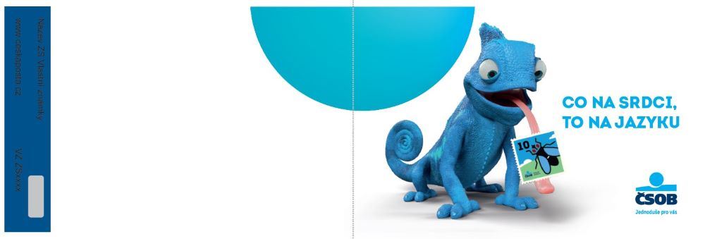 Speciální známky s chameleonem pro nové klienty. ČSOB Poštovní ...