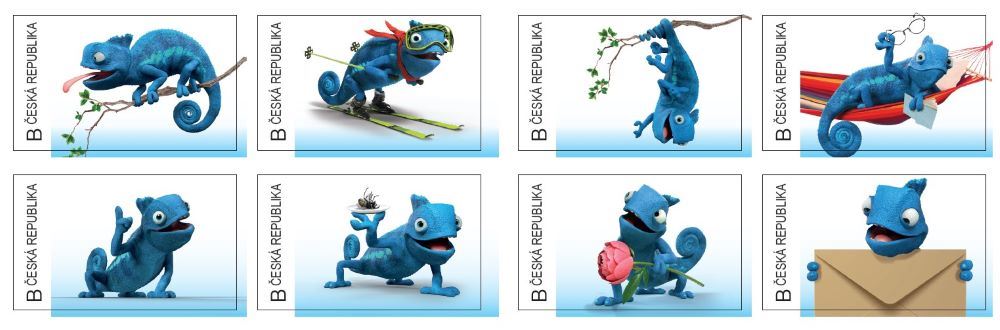 Speciální známky s chameleonem pro nové klienty. ČSOB Poštovní ...